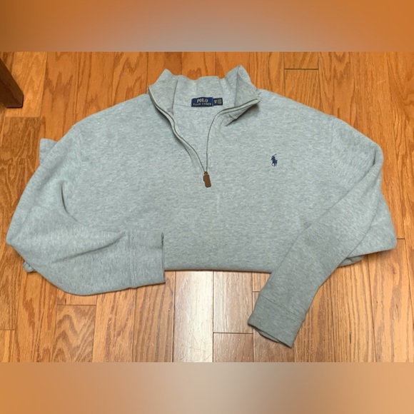 Polo Ralph Lauren | Shirts | Mens 2x Big 0 Cotton Heather Grey 14 Zip ...